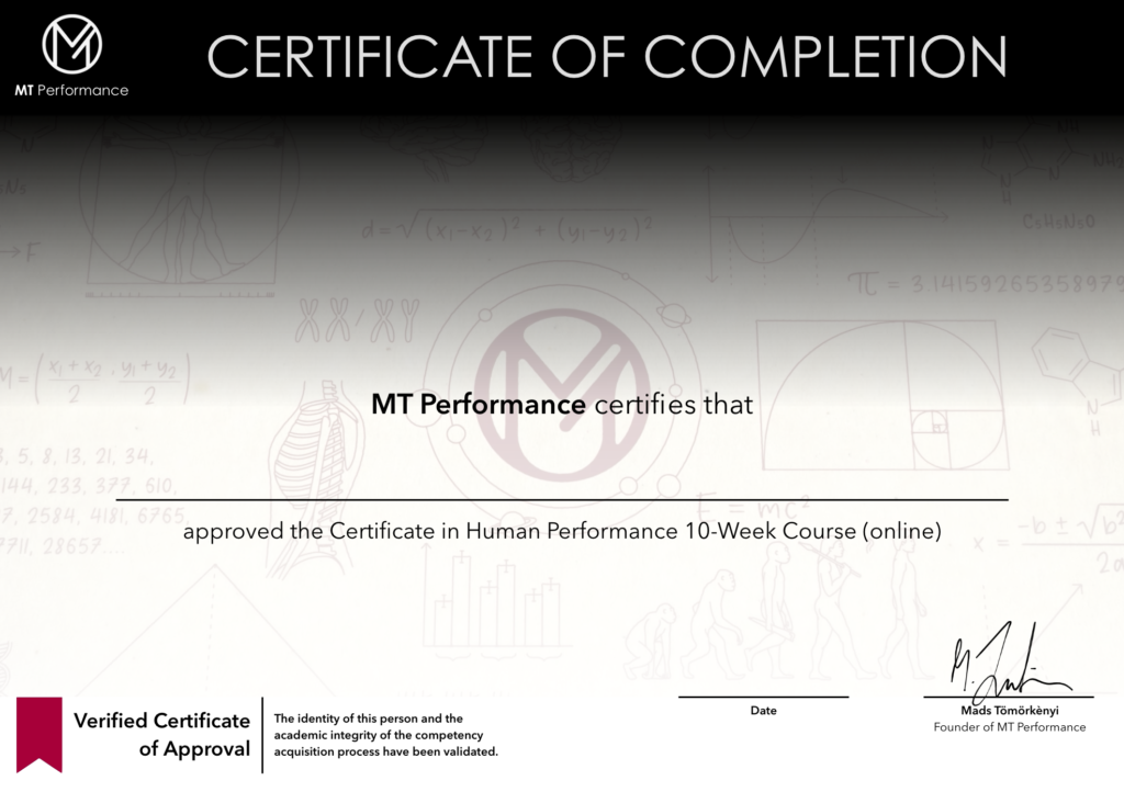 certificate-mt-performance - MT Performance